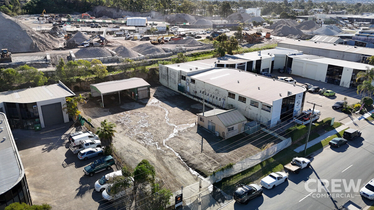 Rare 1600sqm Hardstand With Shed & Office - Crew Commercial