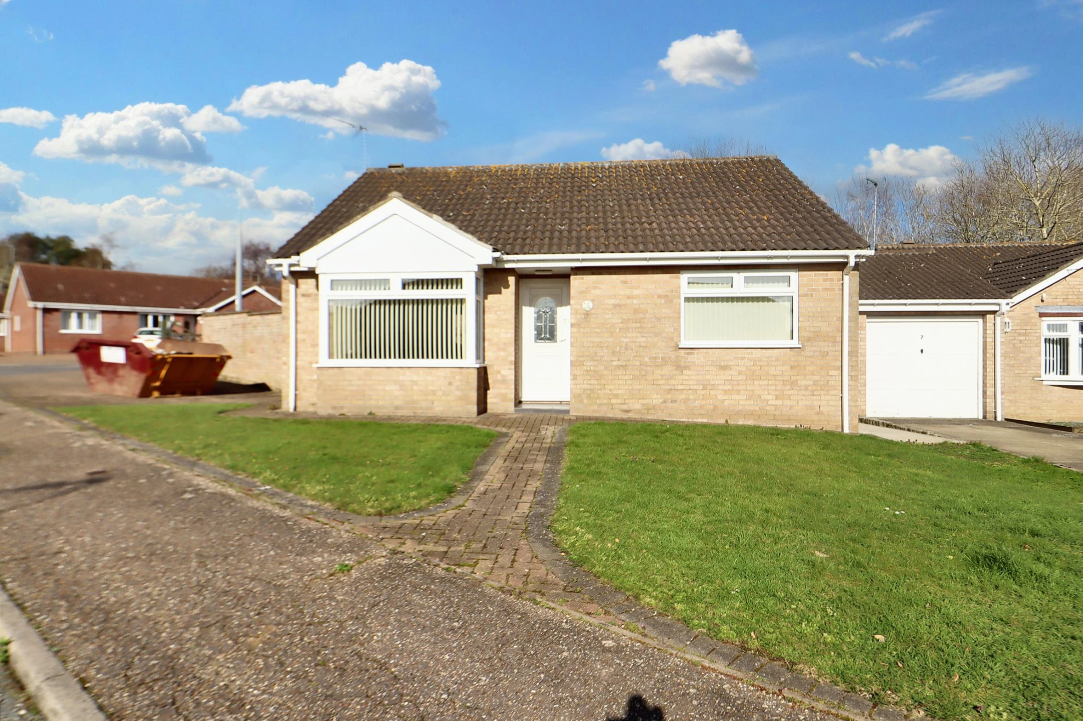 Modern three bedroom detached bungalow sitting on a corner plot in the ...